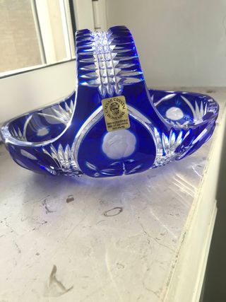 Soprammobile di cristallo di Boemia