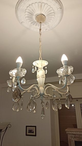 Lampadario con gocce