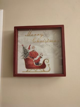 Quadro luminoso babbo natale