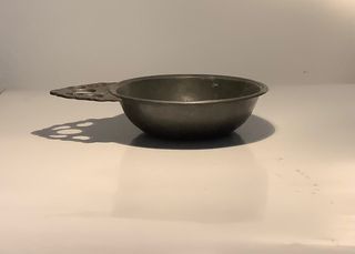 Antico misurino per granaglie in peltro,XIX SECOLO