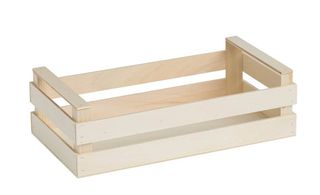 Cassetta cesto in legno ecologica 36,1x19,1x8,1 cm