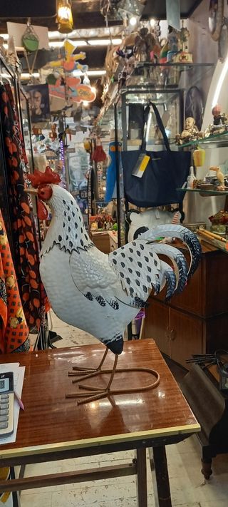 gallina in ferro battuto