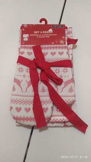 set cucina natalizio 