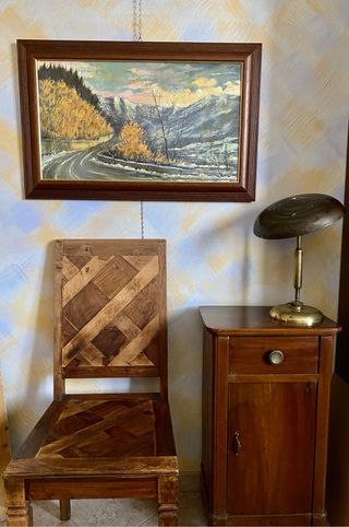 Quadro dipinto a mano incorniciato 