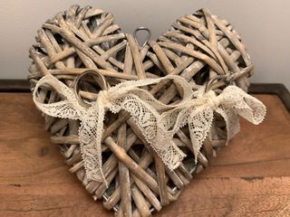 Decorazioni - Cuori in vimini