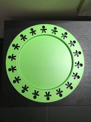 Vassoio verde Alessi