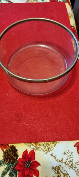 ciotole vetro e similargento