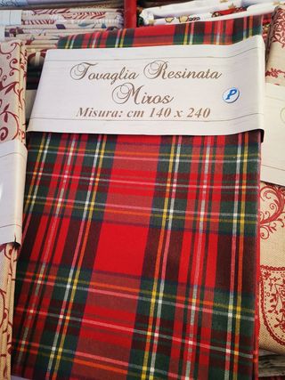 Tovaglia Tartan Resinato 