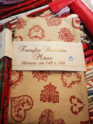 Tovaglia Cuori Resinata