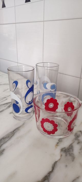 Set 2 bicchieri Nutella + ciotola