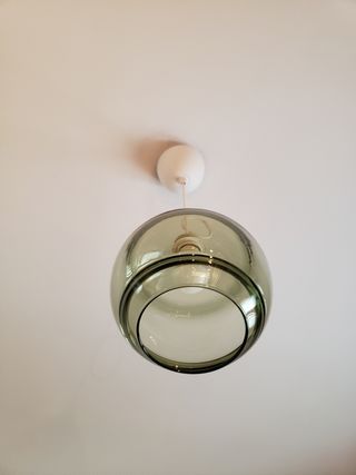 lampadario in vetro diametro 23