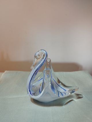 cigno in vero vetro di murano 