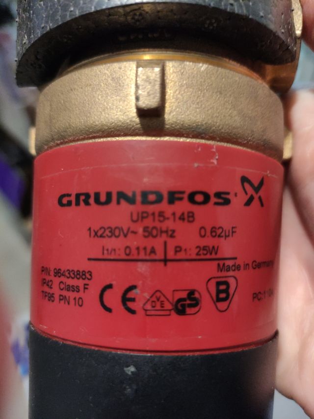 Bomba recirculación Grundfos UP15-14B de segunda mano por 70 EUR en ...