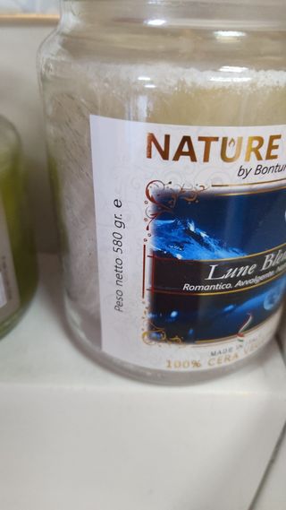 tre candele vegetali profumate