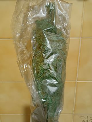 al ero Natale base legno 60cm