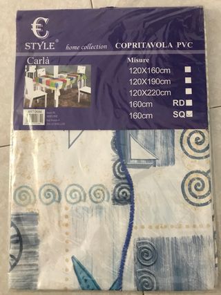 Tovaglia in pvc nuova 