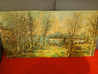 quadro su tavola firmato