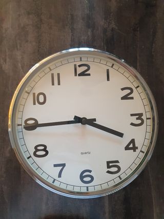 Orologio da parete inox