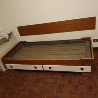 letto singolo con 2 cassetti 190 x 80