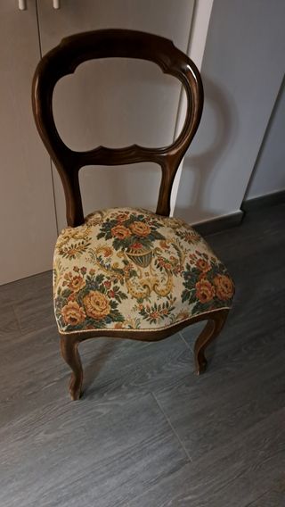 Sedie stile Luigi Filippo. seduta imbottita 