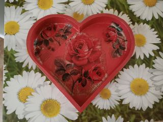 Cuore decoupage 