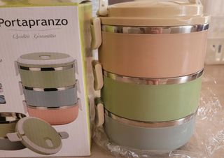 Set scodelle porta pranzo 