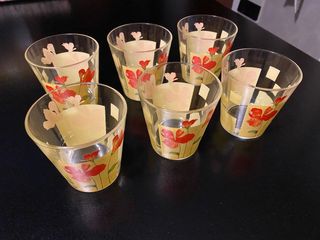 Set di 6 bicchieri da acqua in vetro 