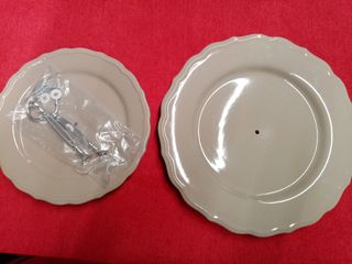 Alzata Juliet tortora 2 piani "Vacchetti" 