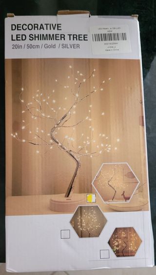 Lampada luminosa a forma di albero 