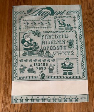 Asciugapiatti - DMC - tela AIDA - da ricamare 