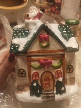 portaoggetti natalizio 