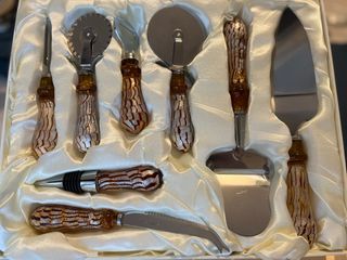 Set 6 pezzi posate da dessert + multiaccessori