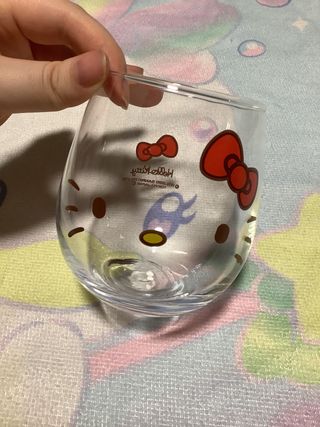 Bicchiere hello kitty kawaii sanrio anime japan