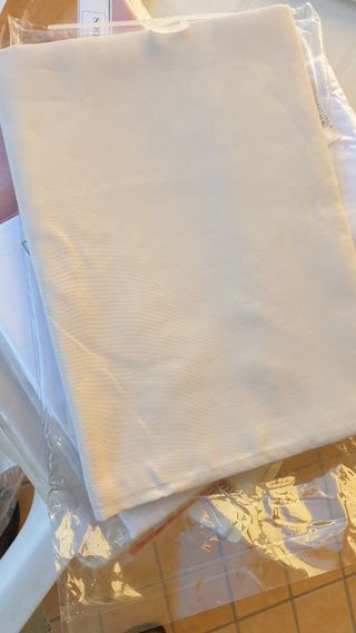 tovaglia operata con fiori x6