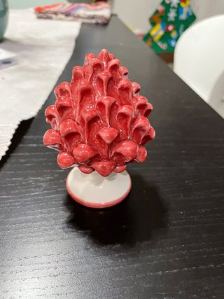 Pigna in ceramica originale di caltagirone