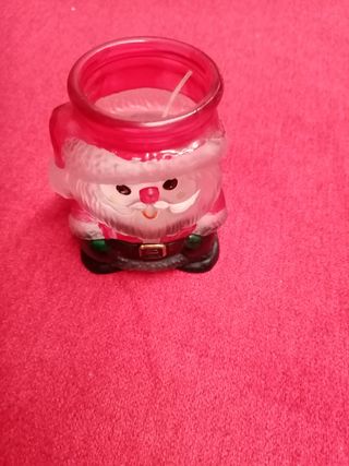 Portacandela a Babbo Natale 