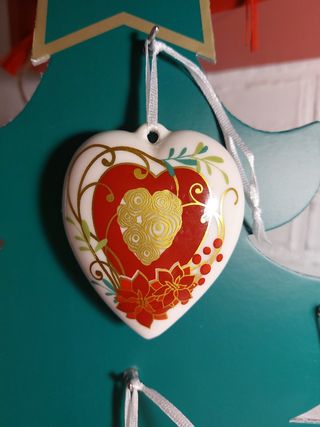 ciondolo cuore natalizio