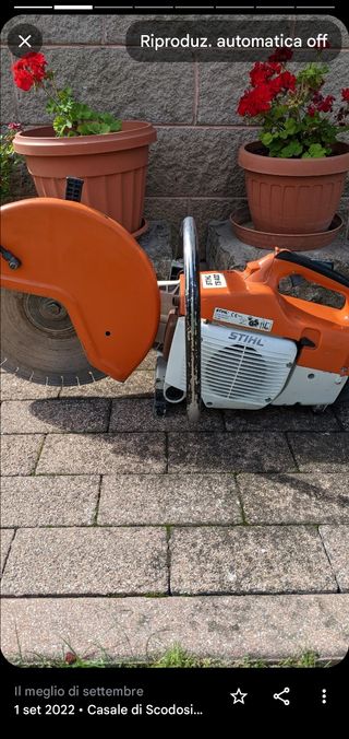 mototroncatrice Stihl Ts400