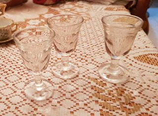  bicchierini da liquore in cristallo