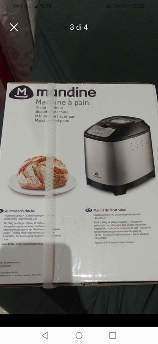 macchina per fare il pane nuova