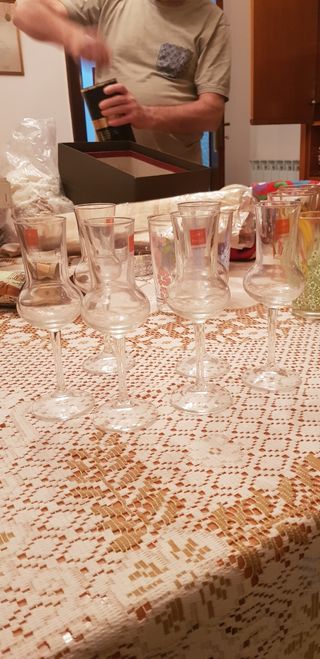 bicchieri marca bromoli made in Italy