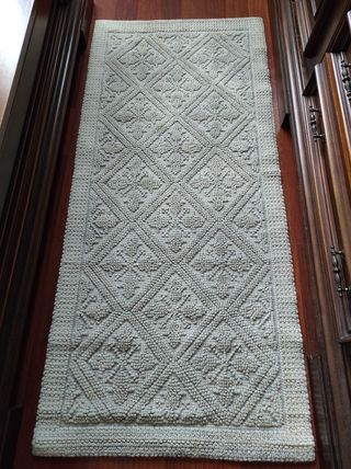 Tappeto Sardegna 70x140cm in lana, fatto a mano 