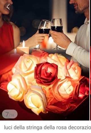 LUCI A FORMA DI ROSE
