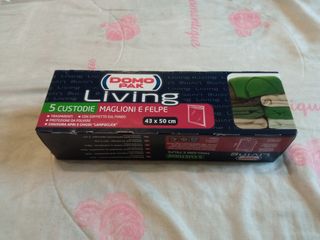 Sacchetti antipolvere per vestiti Domo Pak Living 