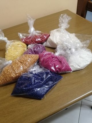 pallini piccoli tanti colori per decorazioni varie