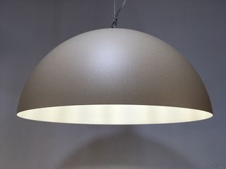 Lampadario cupola metallo