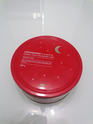 confezione in lamiera Ikea senza biscotti 