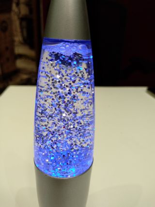 Lampada glitter che cambia colore