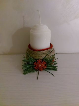 portacandela natalizio 