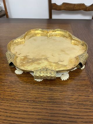 Vassoio Antico in Ottone 